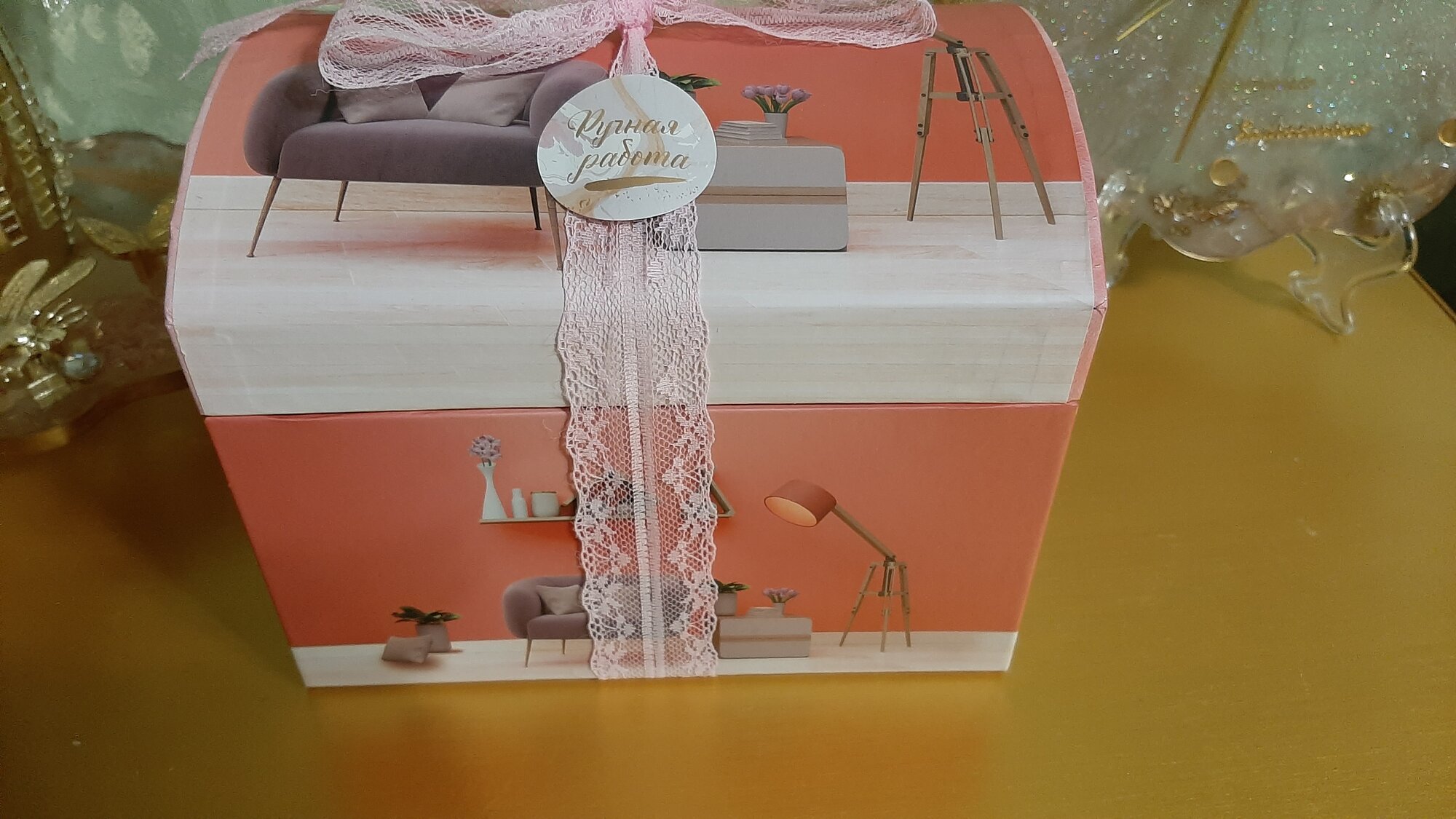 Фигурное мыло "Ручная работа", 890 гр, аромат карамельного яблока и ванили, 1 упаковка