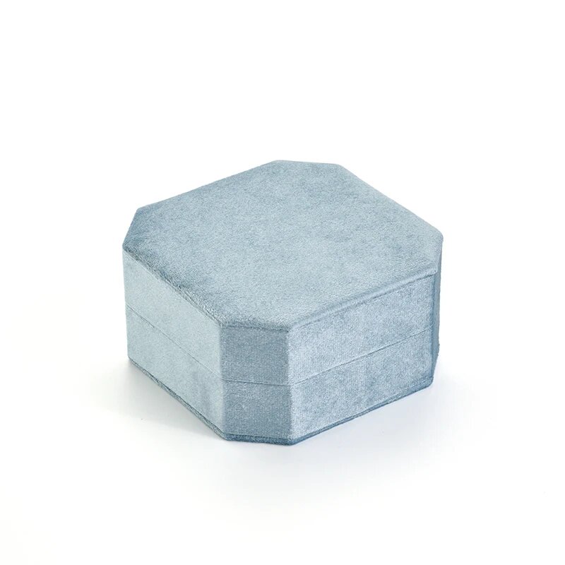 TAIMY Квадратные бархатные подарочные коробки для украшений синего цвета G80