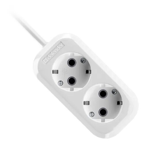 Сетевой удлинитель Defender R320, 5м, белый [99367]