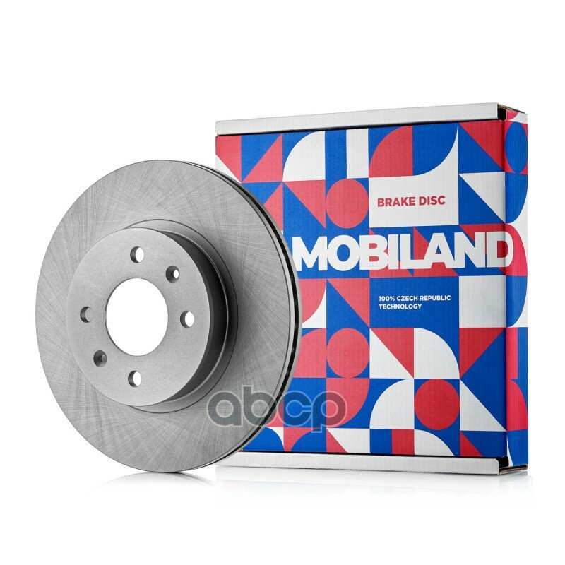 Диск тормозной передний вентилируемый D255,5мм для а/м HYUNDAI GETZ (TB), [колёса 14 ] 51712-1C050 MOBILAND арт. 416102290