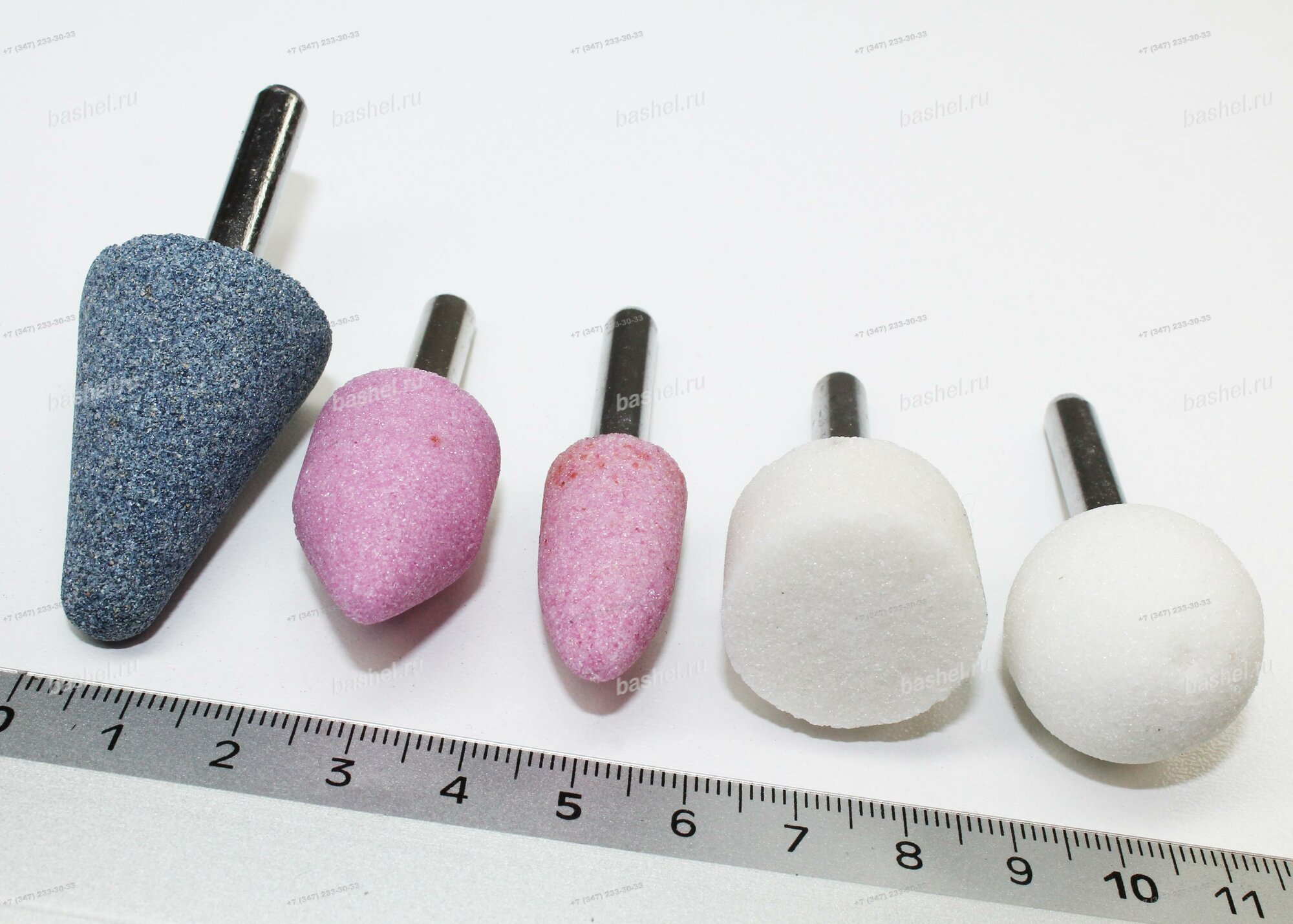 Шарошки абразивные по металлу, 5 шт. (большие) FIT 36467, FIT