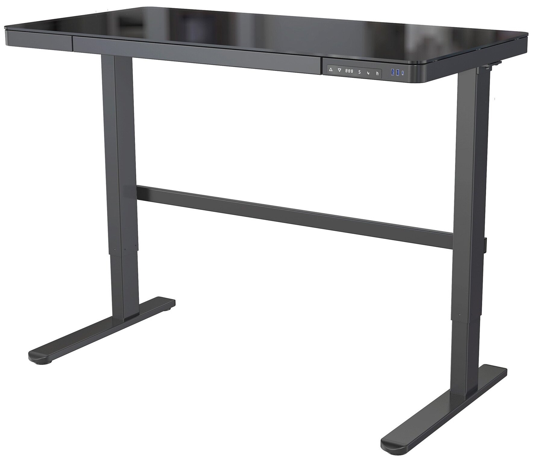 Стол компьютерный Cactus подъёмный черный (CS-EGD-BBK)