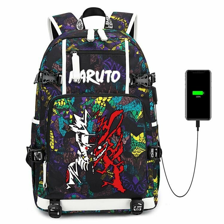 Аниме Рюкзак Наруто / NARUTO унисекс Арт подростковый школьный-FDBDS1515670927