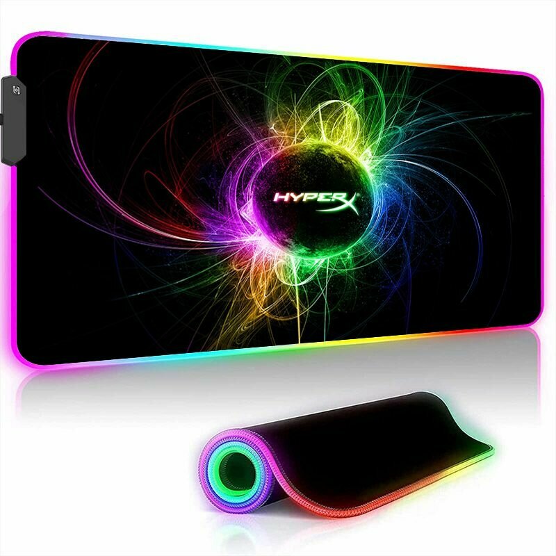 Коврик HyperX Gaming Desktop, зеркальный, нескользящая основа 40x90