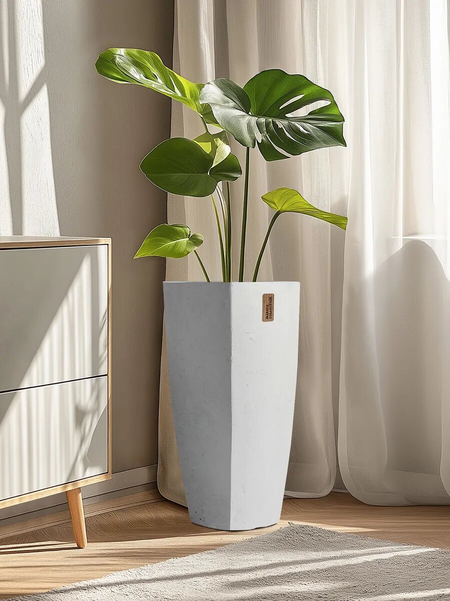 Кашпо напольное высокое для цветов 27 л