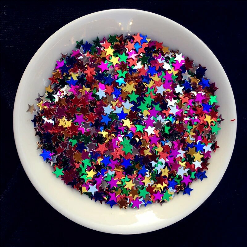Блестки звездочки isequins, 3 мм, 10 г