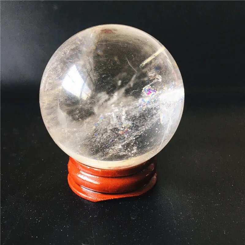 Кристальный шар из белого кварца WEI HONG 5-7 см 5cm, free