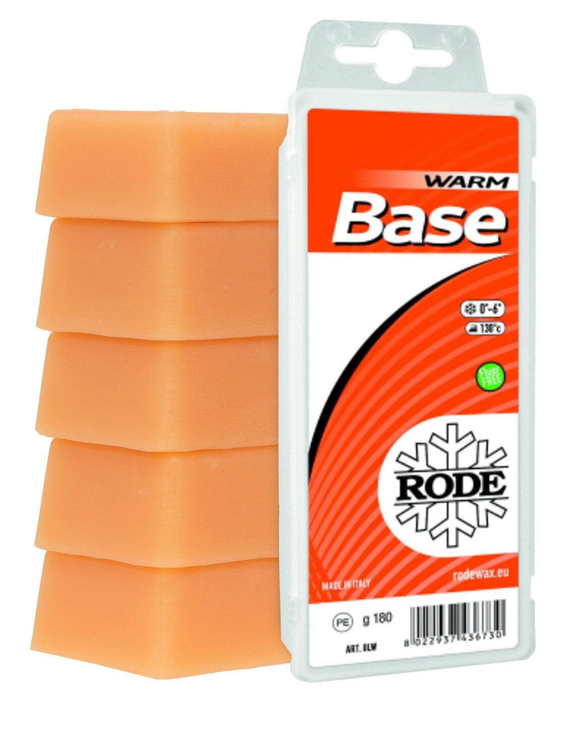Сервисный парафин Rode Base Glider Warm 0°C/-6°C 900g