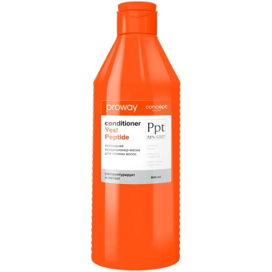 Кондиционер-маска для ломких волос Concept ProWay Yes! Peptide, 400 мл/