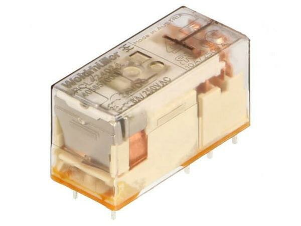 Реле WEIDMULLER RCL424024, электромагнитное, прозрачный, 1 шт