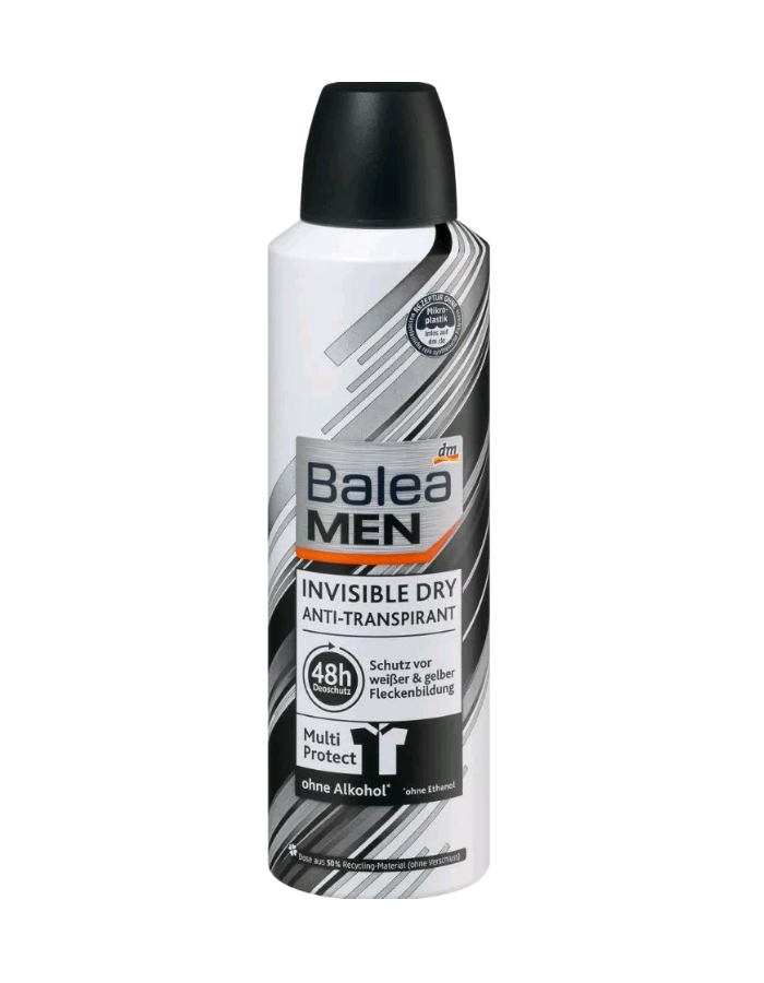 Balea Men - Invisible Dry Дезодорант-антиперспирант "multi protect" 200 мл.