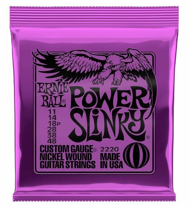 Струны для электрогитары Power Slinky 11-48