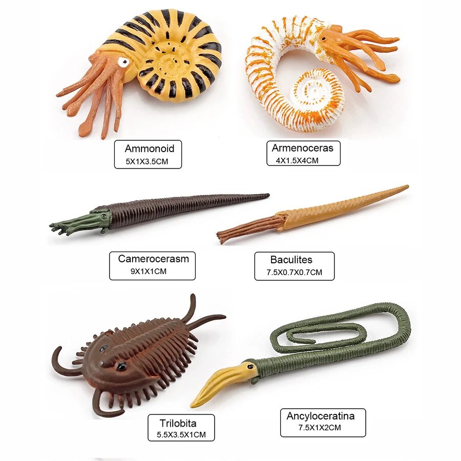 Мини-фигурки морских животных SamKaLa, 6 шт, Цвет: 6pcs D