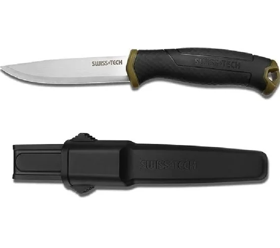 Строительный нож в ножнах, 4 дюйма, WORKPRO