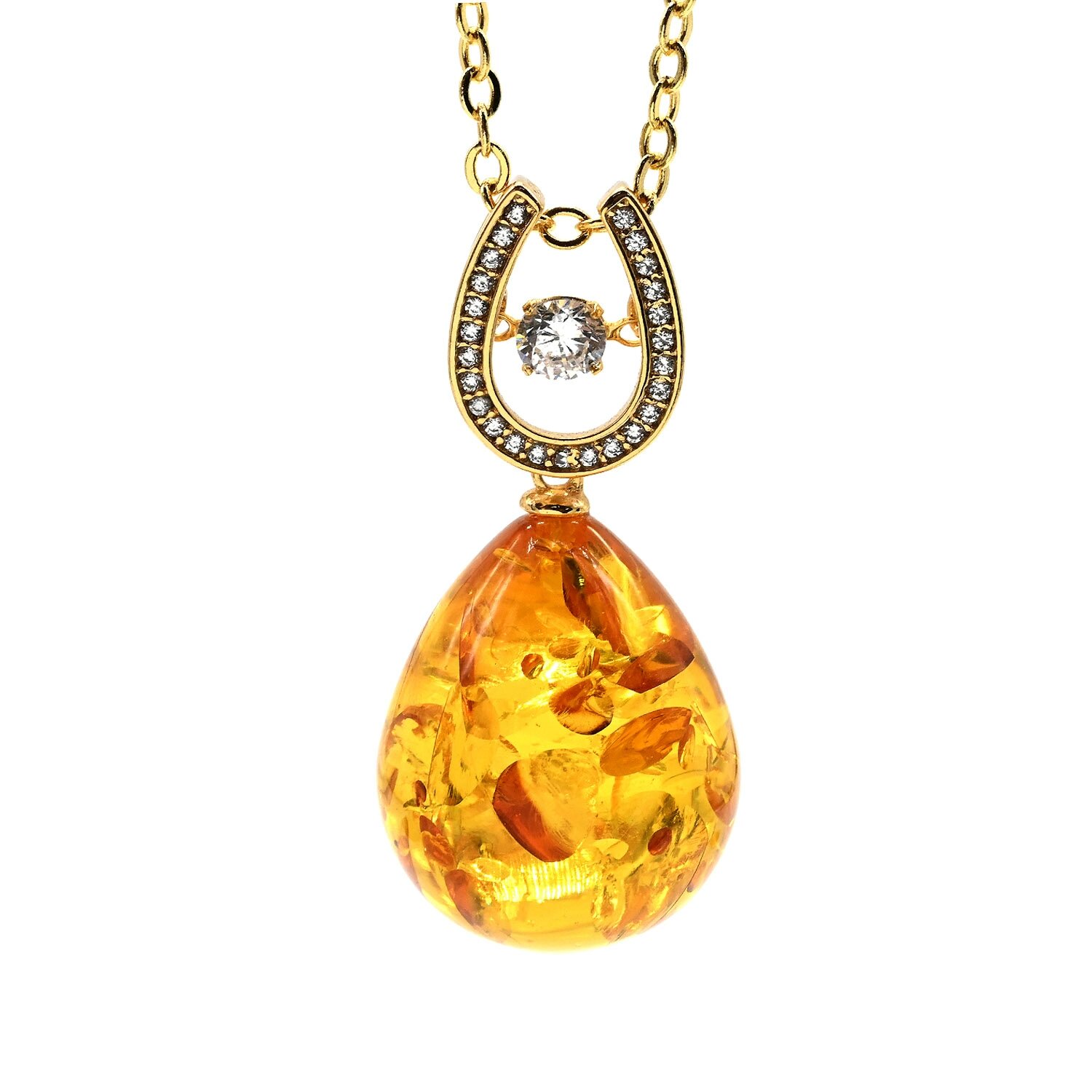 Подвеска, янтарь