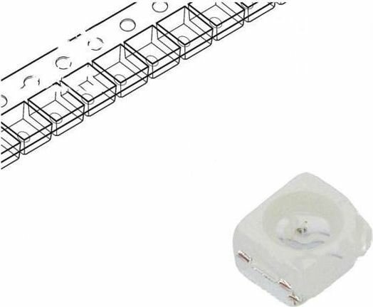 Светодиод REFOND RF-YURA30TS-AE LED SMD 3528, PLCC2 yellow 180 430mcd 3.5x2.8x1.8mm 120 град. 20mA,1 шт