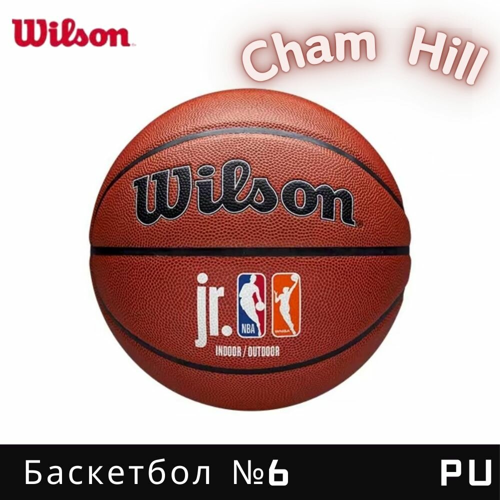 Wilson Баскетбольный Мяч №6 JR NBA WNBA AUTH INOUT WZ2024901CN6