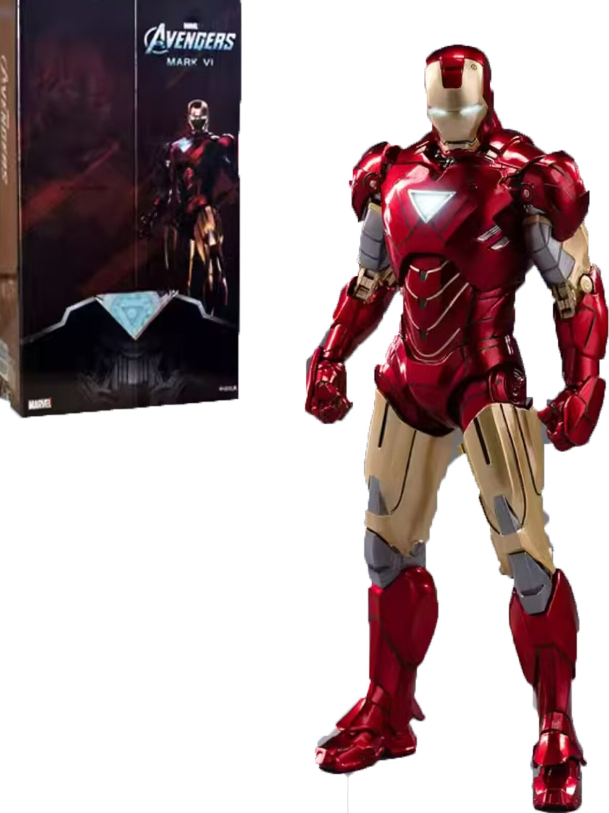 ZT 10th Anniversary 7 дюймов Deluxe Marvel Ironman MK6 со светодиодами