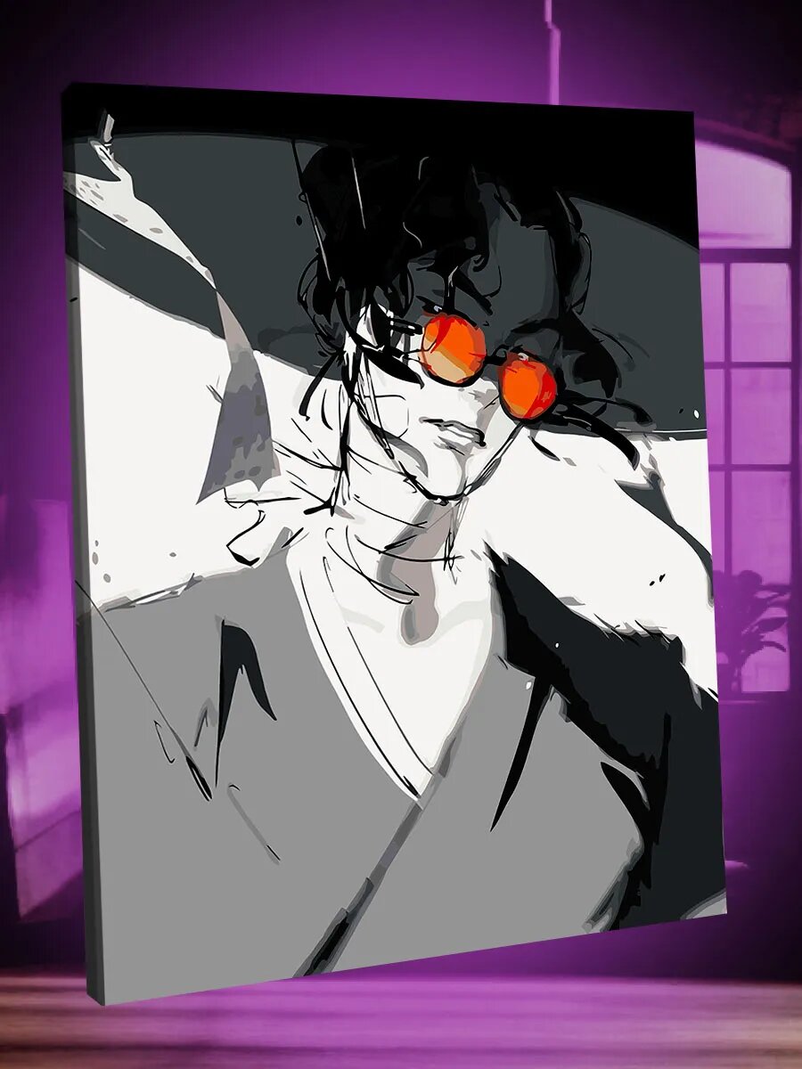 Картина по номерам Голубоглазый самурай