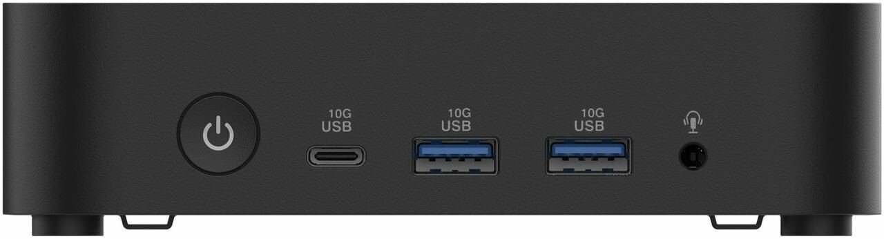 ASUS NUC 14 Essential Мини-ПК Intel N150 Processor, RAM 16ГБ, SSD 512ГБ, Intel UHD Graphics, Win11 Pro, Черный