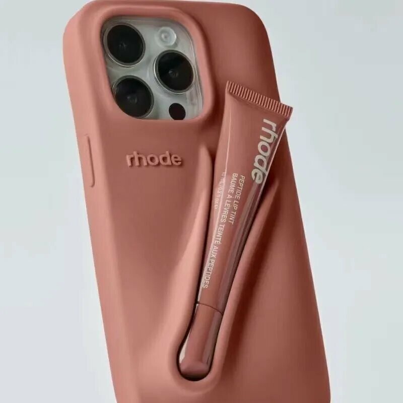 Чехол для мобильного телефона с блеском для губ, IPhone 16 Pro/Pro Max