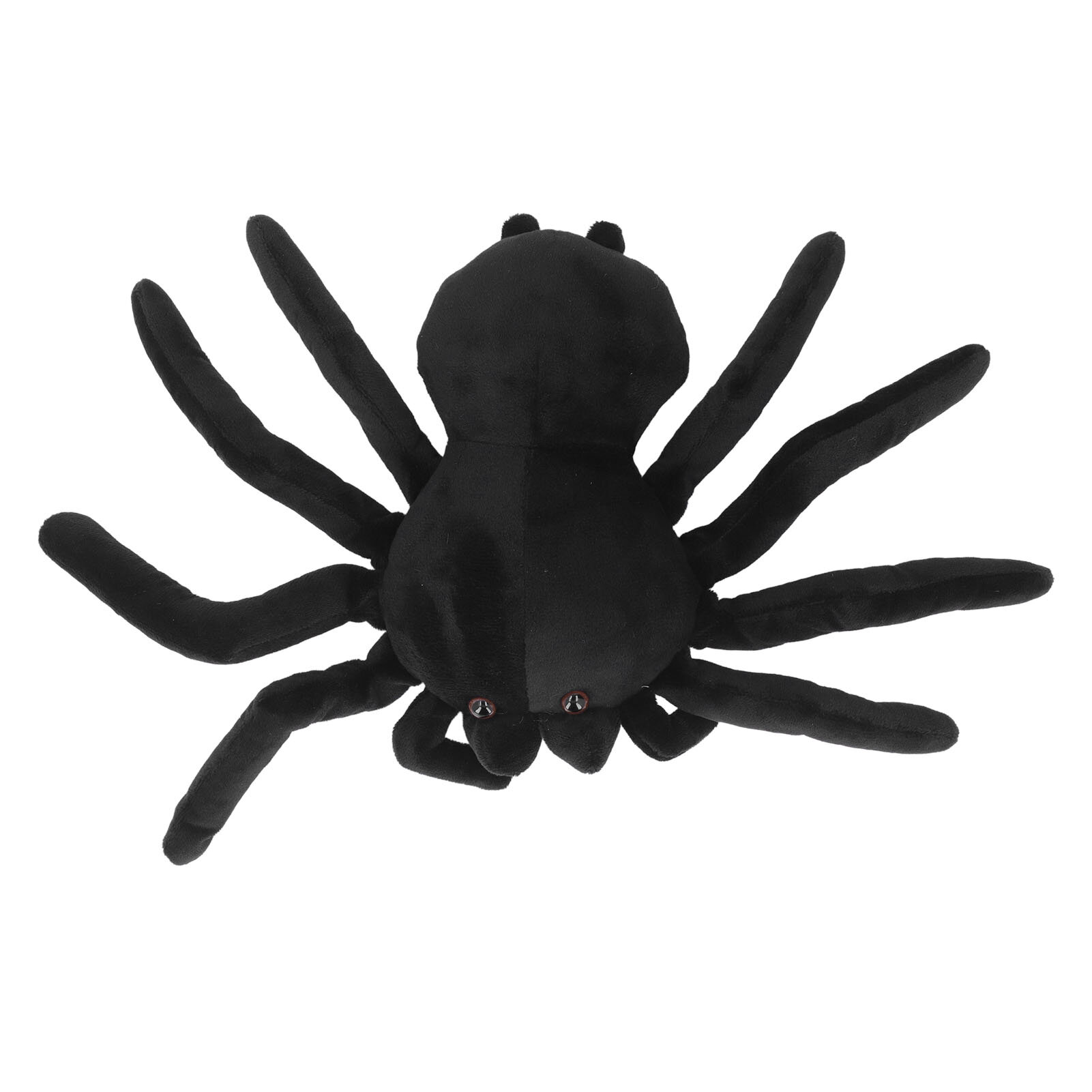 Плюшевая паука кукла жизни Жизненная декоративная мягкая подушка на фаршированную куклу для животных для Хэллоуина Дом Черный 25x40 см / 9,8x15.7in