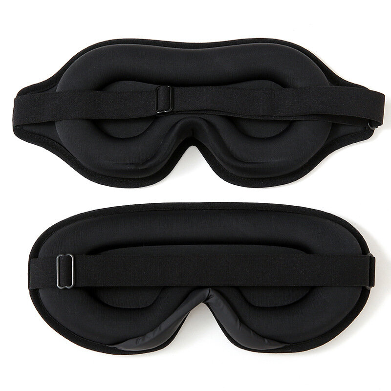 Маска для сна 3D-контуринга, маска для глаз из пены с эффектом памяти, мягкая и дышащая затемняющая повязка для сна, сна и путешествий, удобная повязка для глаз, 1 шт.