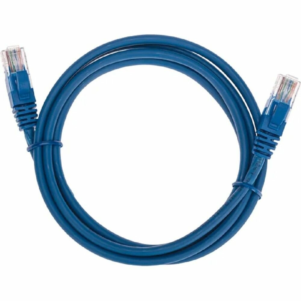Rexant Патч - корды сетевые, телефонные 02 - 0104 - 105 Патч - корд U UTP, CAT 5e, RJ45 - RJ45, 26AWG, LSZH, синий, 1,5м
