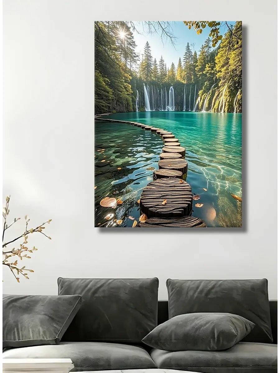 Картина "Утренний покой", для интерьера 50х70см 1шт.