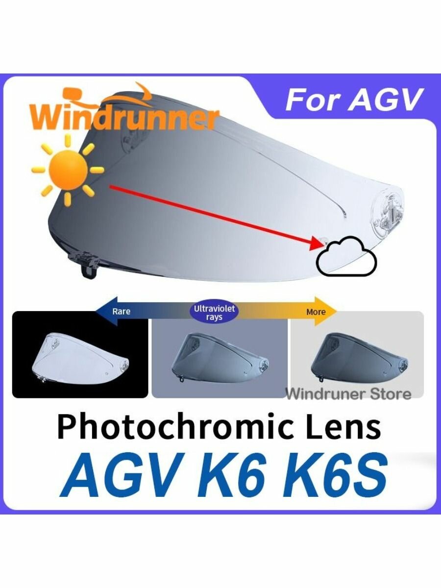 Используется для шлема AGV K6 очки экран щиток аксессуары для лобового стекла аксессуары