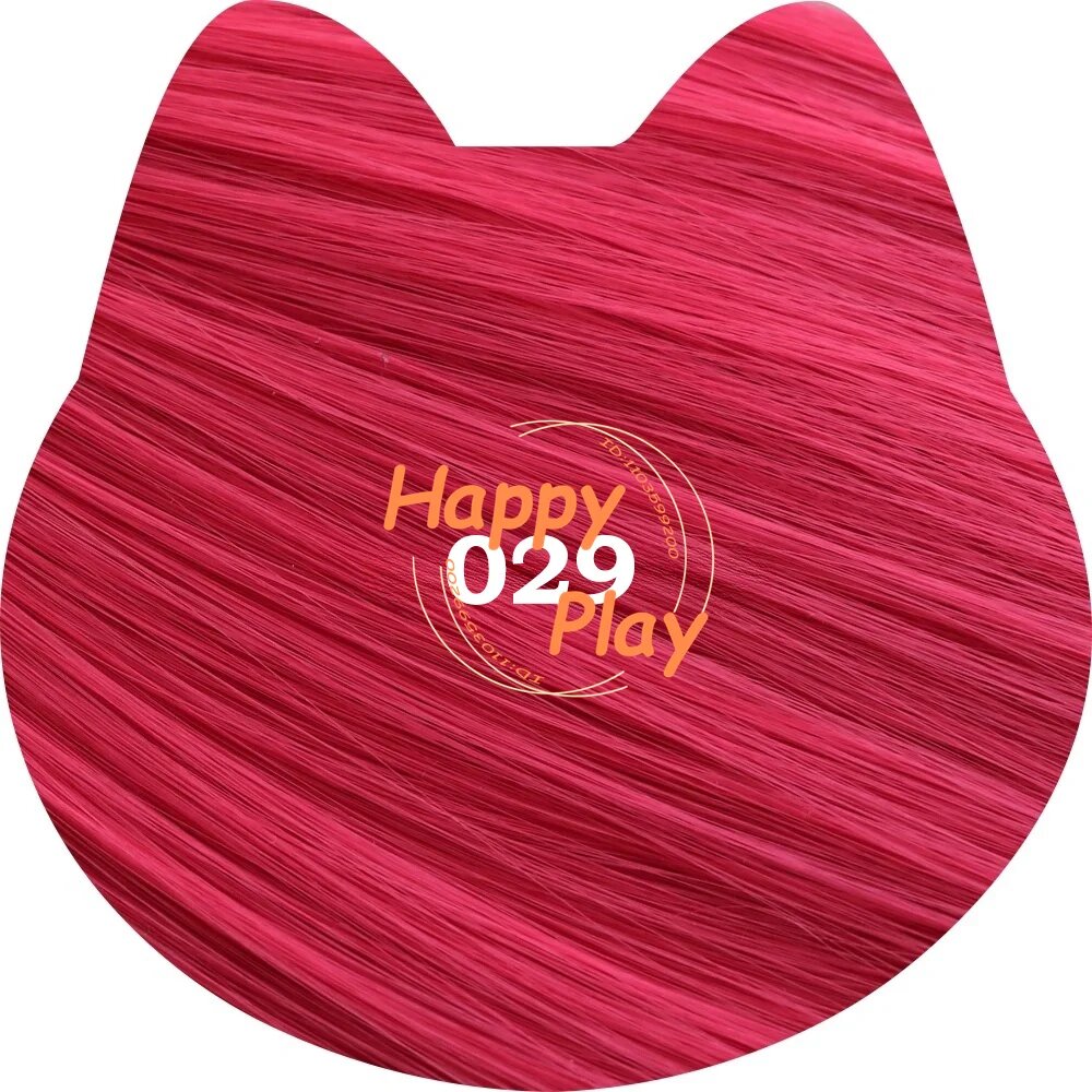 Синтетический парик розовый 60 см с челкой для косплея P-029