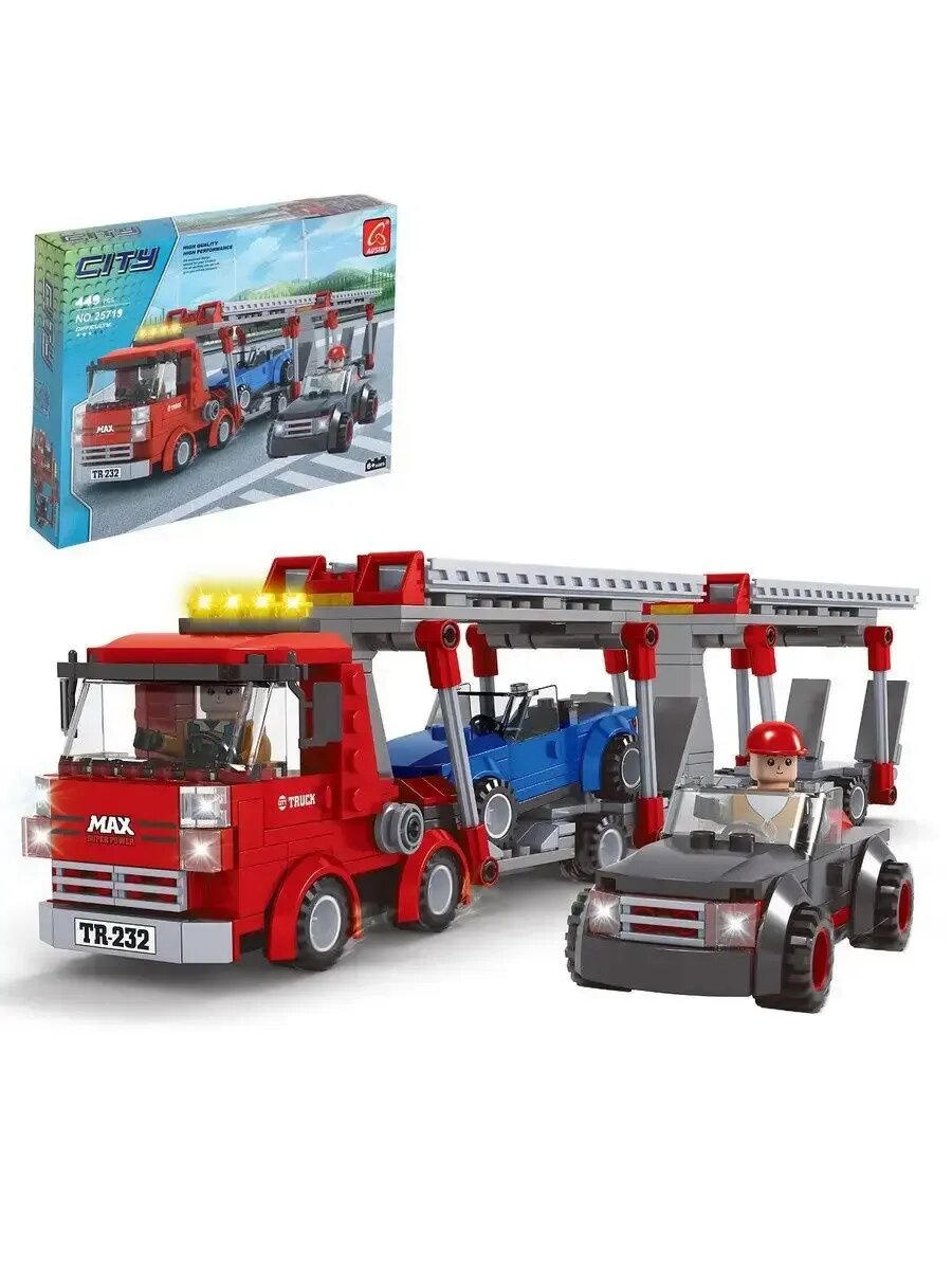 Конструктор Автовоз, 449 деталей/Автовоз