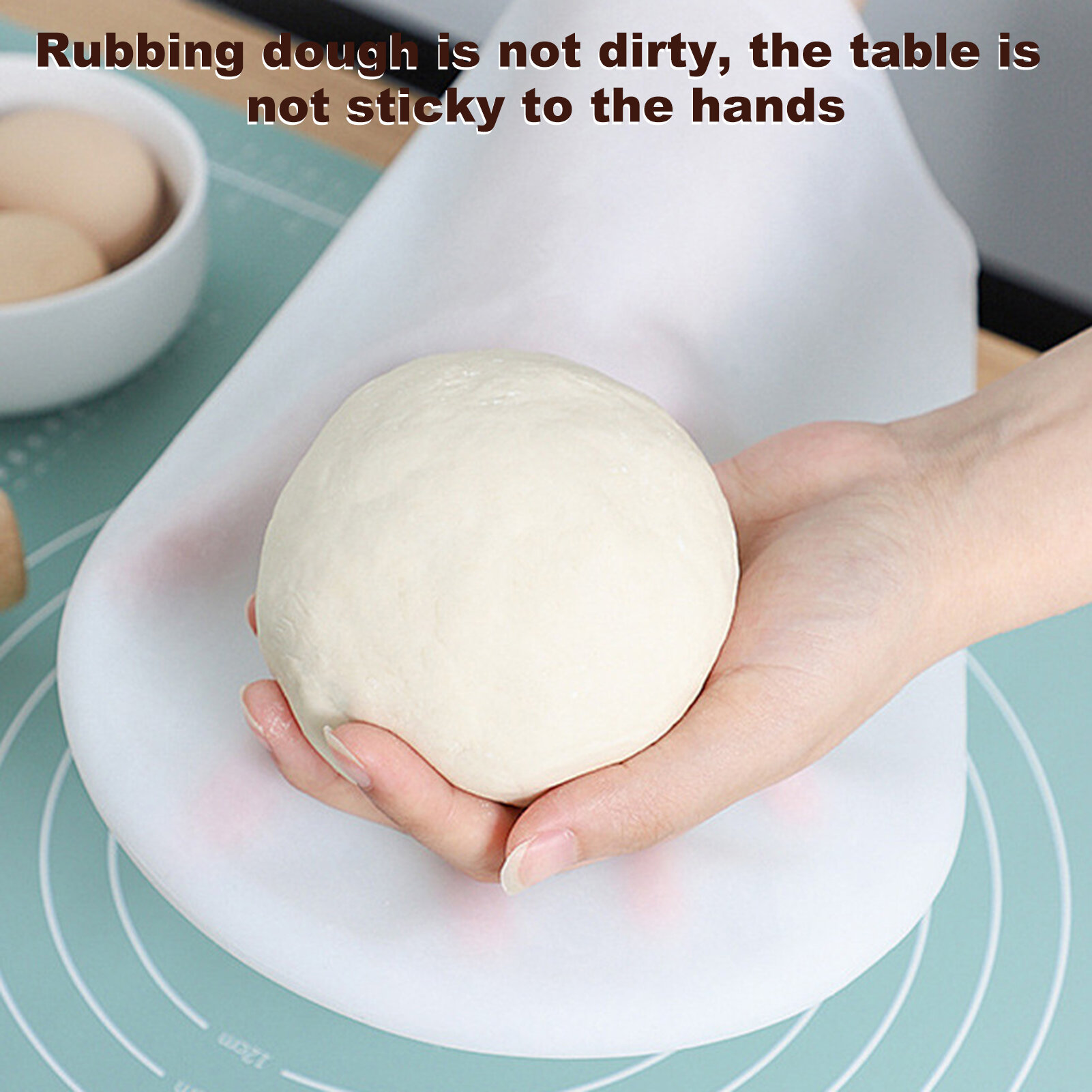 Плотный силиконовый мешок для замеса теста многофункциональный, большой, удобный для кухни