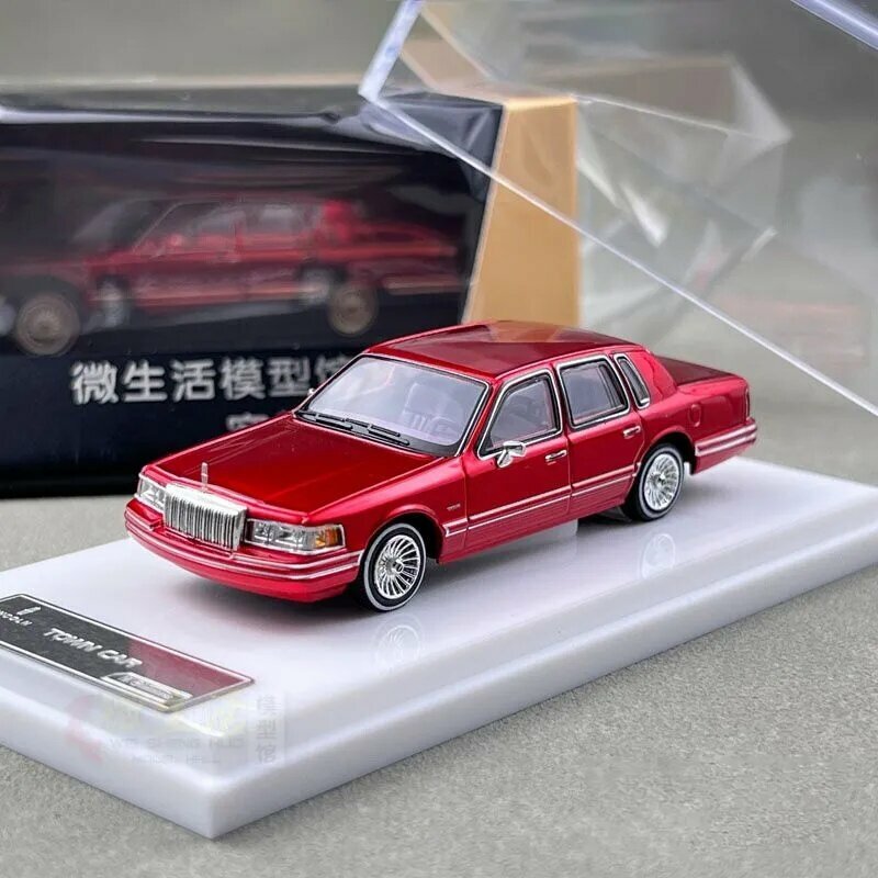 Миниатюрная модель автомобиля из литого металла Линкольн Таун модель автомобиля Игрушки 1:64 Lincoln Town Car