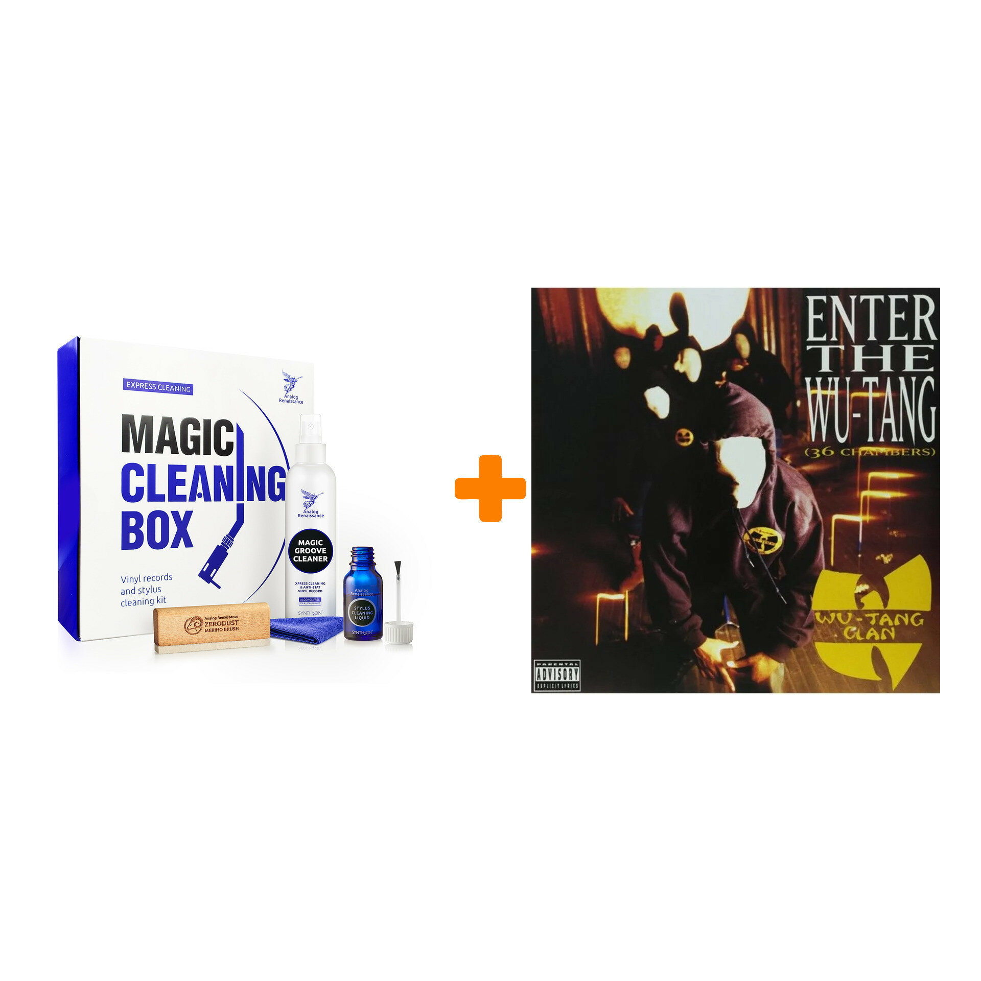 Wu-Tang Clan Enter The Wu-Tang Clan 36 Chambers LP + Набор по уходу за винилом Magic Cleaning Box