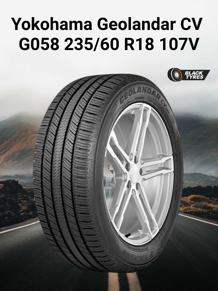 Шины всесезонные Yokohama Geolandar CV G058 235/60 R18 107V