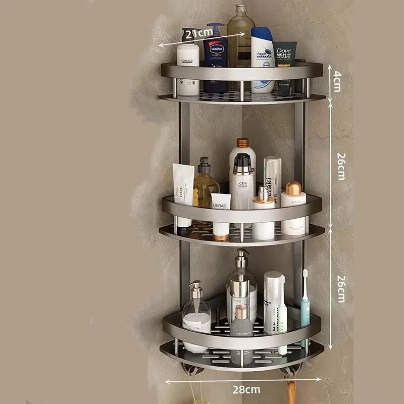 Zhiju Полка Угловая, 19х19х58 см