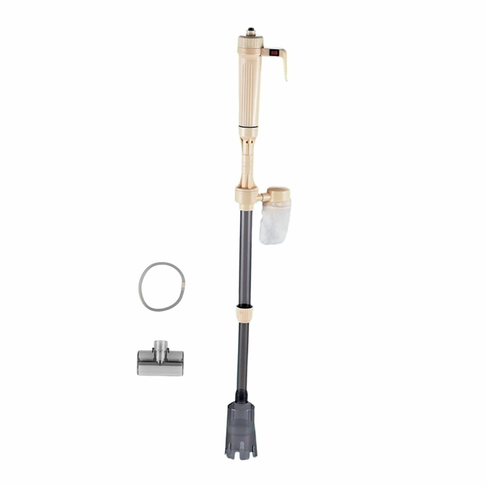 Пылесос для аквариума, автоматический очиститель грунта, инструмент для смены воды, мощная всасывающая система