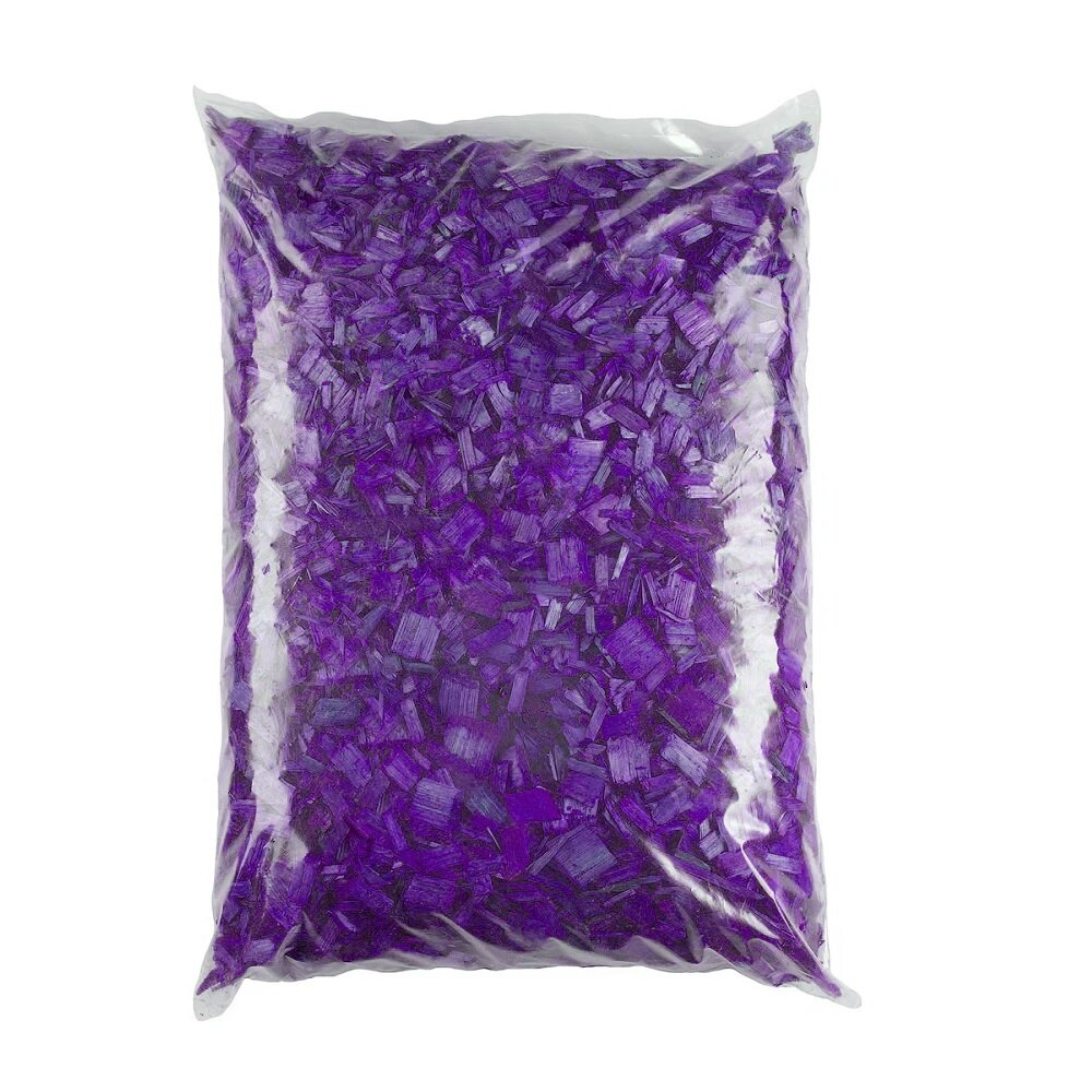 Щепа декоративная фиолетовая, в мешках для сада, для ландшафтного дизайна, 50 л