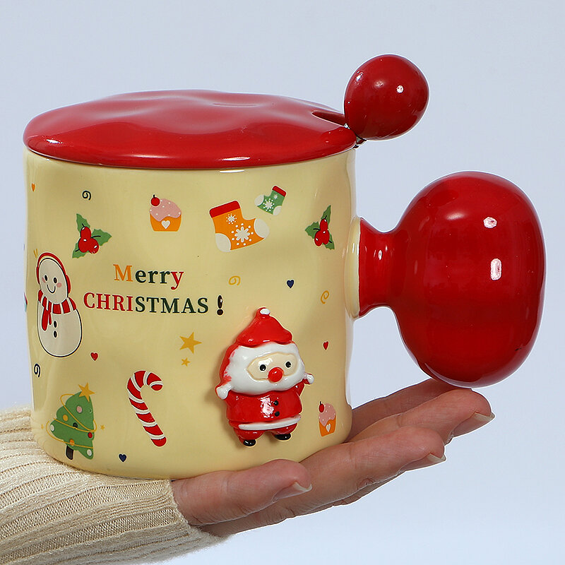 Кружка с крышкой Новогоднее чудо