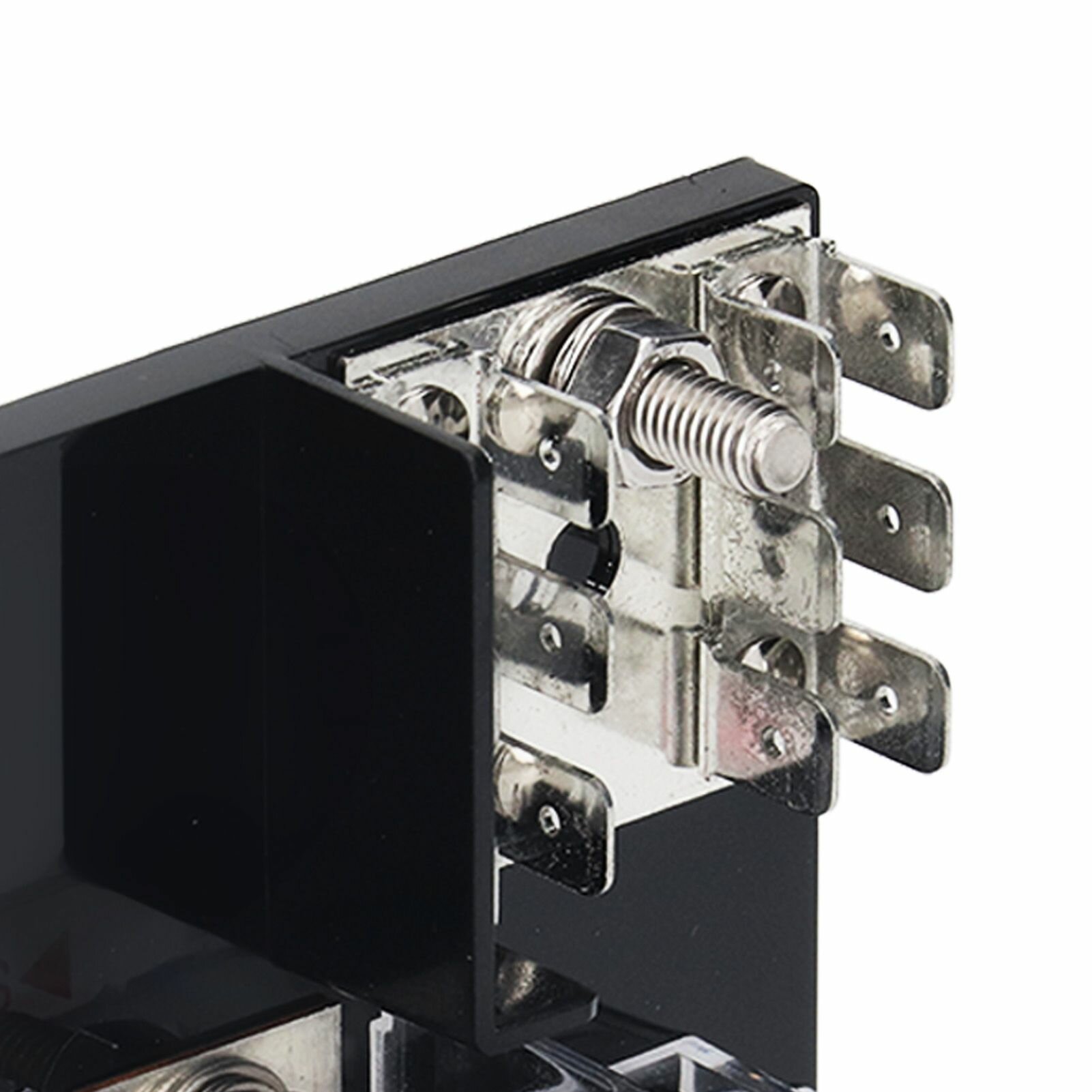 Блок предохранителей лезвия, 6-контактный ATC ATO, водонепроницаемая блок-панель с отрицательной шиной 12 36 В постоянного тока для автомобиля, автофургона с прицепом, фургона