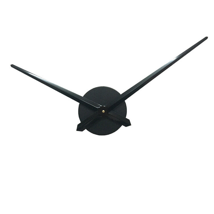 DIY clock wall clock large pointer watch movement living room creative decorative wall stickers dial Amazon hot selling accessories (Mail order packaging + black clock dial pointer) с кварцевым движением упаковка 41*14*5cm для гостиной и общественных мест