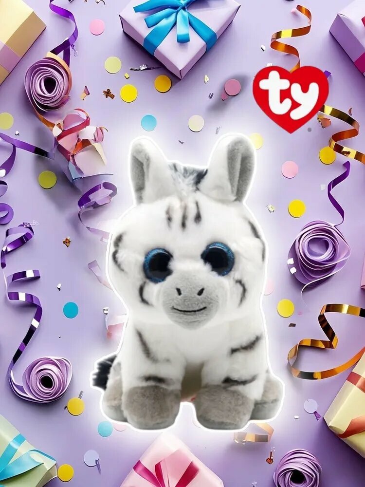 Игрушка TY "Big Eyed Peas", мягкая, высокое качество, плюшевая ткань