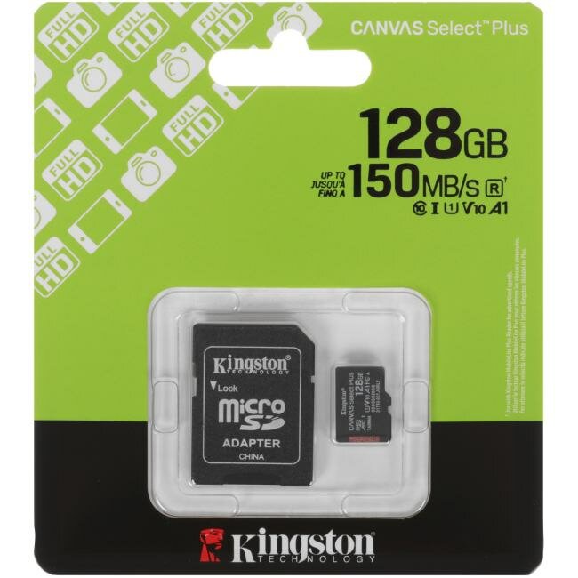 Kingston Canvas Select Plus SDCS3/128GB