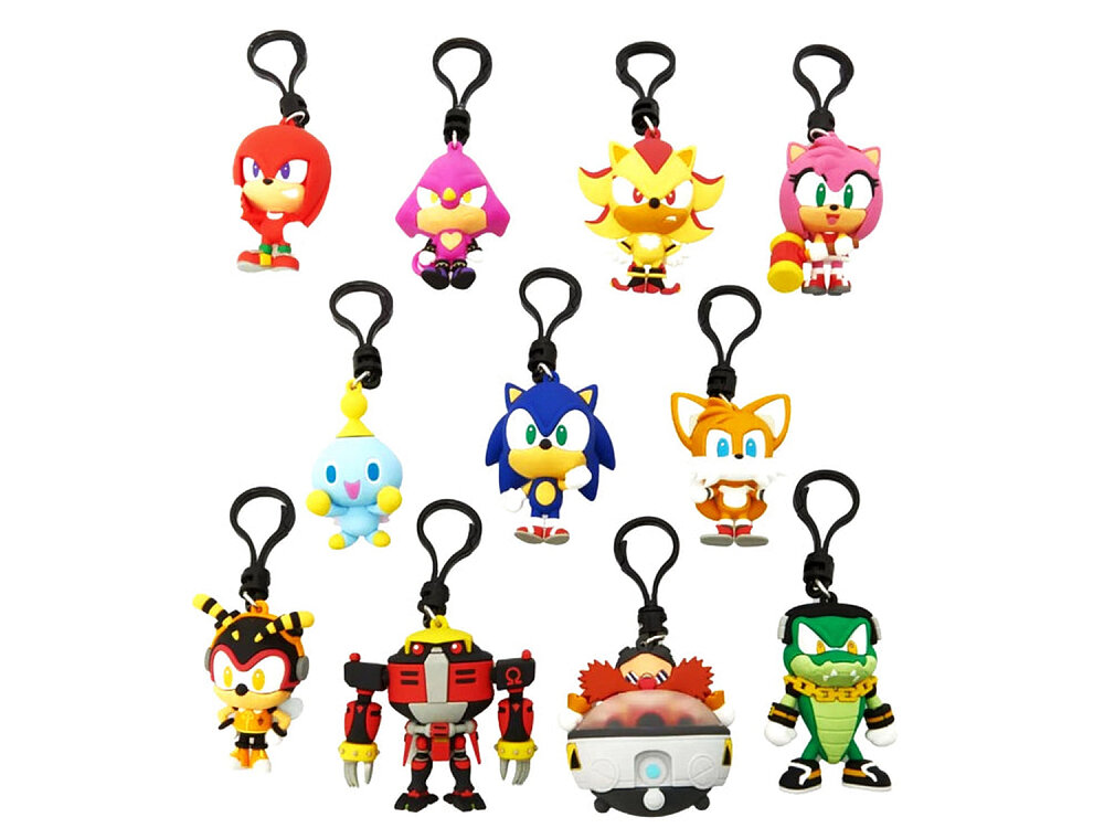 Фигурка Monogram 36025 Фигурка Sonic 3D Foam Bag Clip Series 3