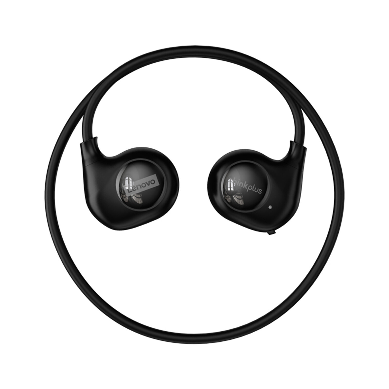 Наушники беспроводные Lenovo XT95II BT5.3 с микрофоном, накладные ушные крючки, проводка воздуха, бинокulares, тач-контроль, черный, бежевый, 80mAh, 15g