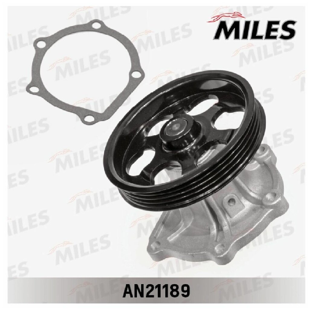 Насос водяной MILES AN21189, для TOYOTA COROLLA, 1.3/1.4, >00