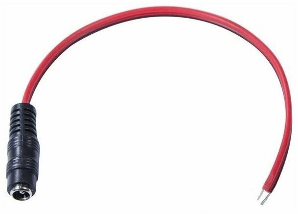 Разъем питания Rexant, гнездо 2.1 х 5.5 с проводом 20 см {14-0310} ((1 шт).)