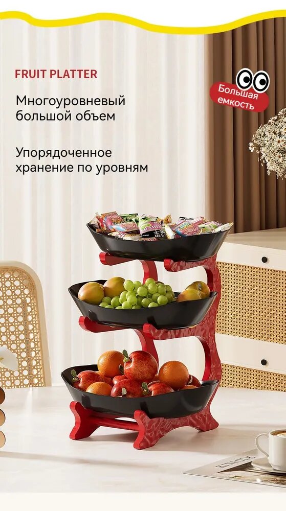 Фруктовница, 3 шт — фото 1