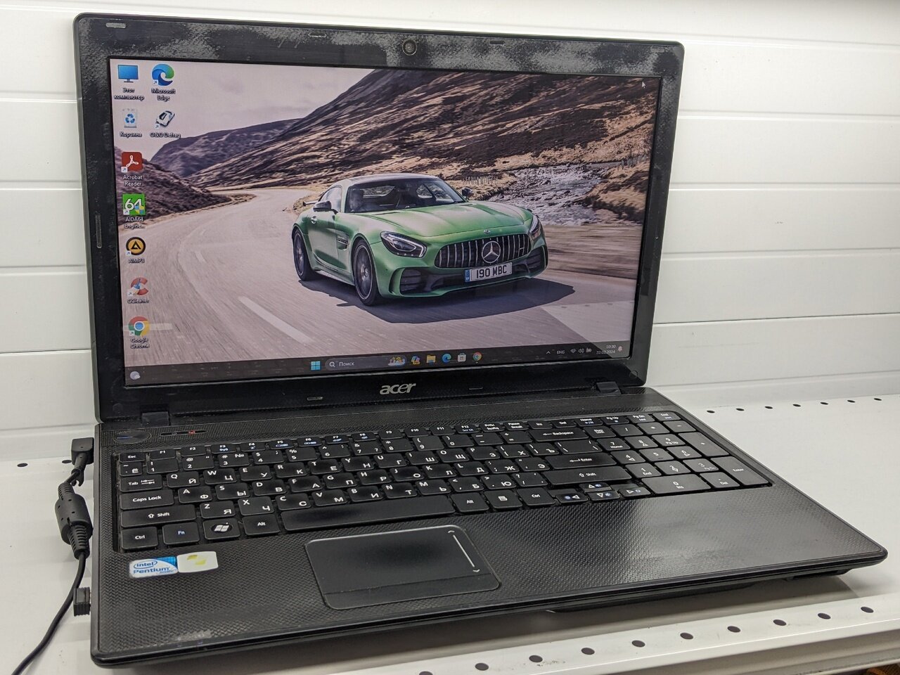 Ноутбук Acer Aspire 5742ZG-P624G50Mikk, 1366x768, Intel Core i3 350M, RAM 4GB, SSD 128GB, Intel HD Graphics, NVIDIA GeForce GT 540M, Windows 11